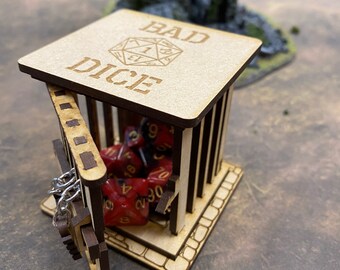 Bad Dice Personalized Square Dice Jail | Etsy