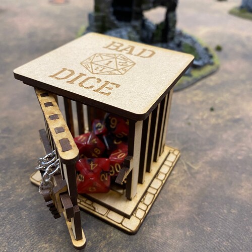 Bad Dice Personalized Square Dice Jail | Etsy