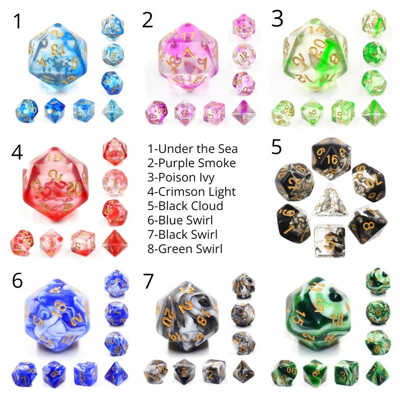 REPENT Dice Jail With Polyhedral Dice Set - Etsy