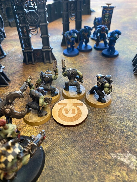 Warhammer 40K Objective Markers for Tabletop Game Compatible | Etsy