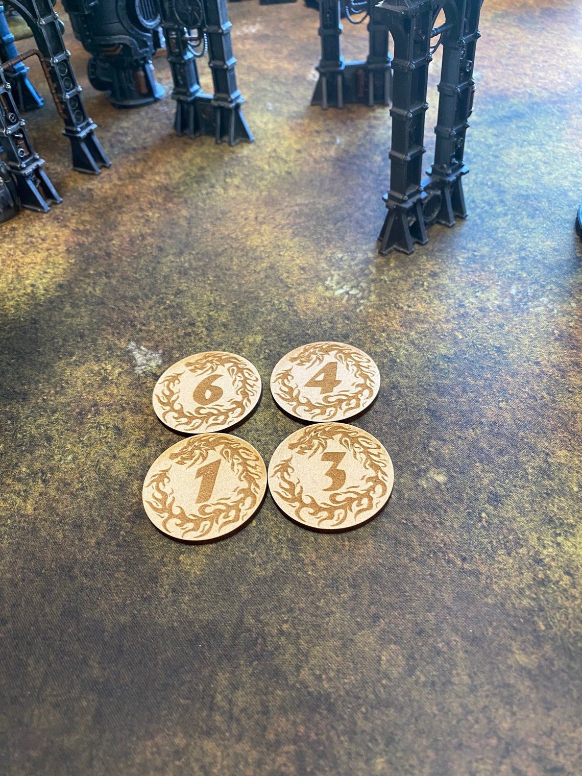 Warhammer 40K Objective Markers for Tabletop Game Thousand | Etsy