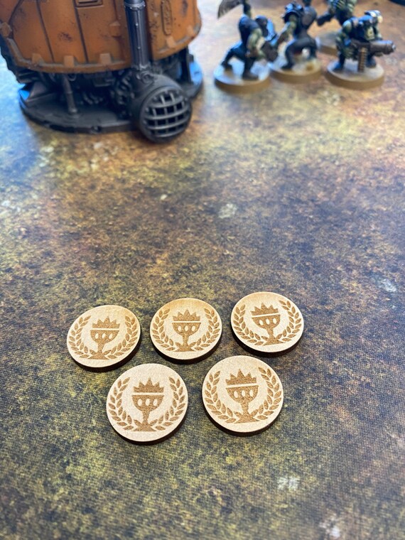 Warhammer 40K Command Point Tokens for tabletop game | Etsy