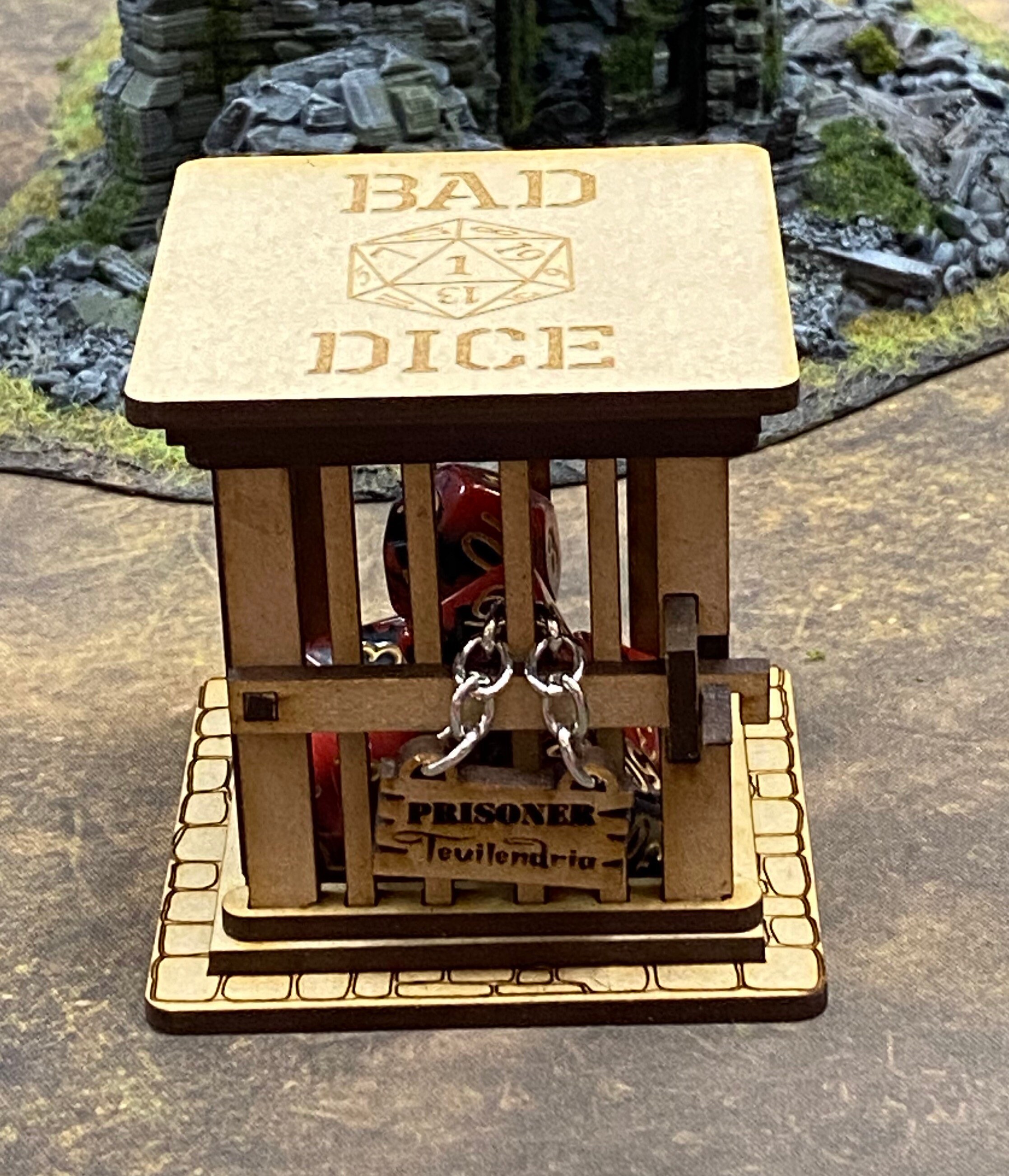 Bad Dice Personalized Square Dice Jail - Etsy