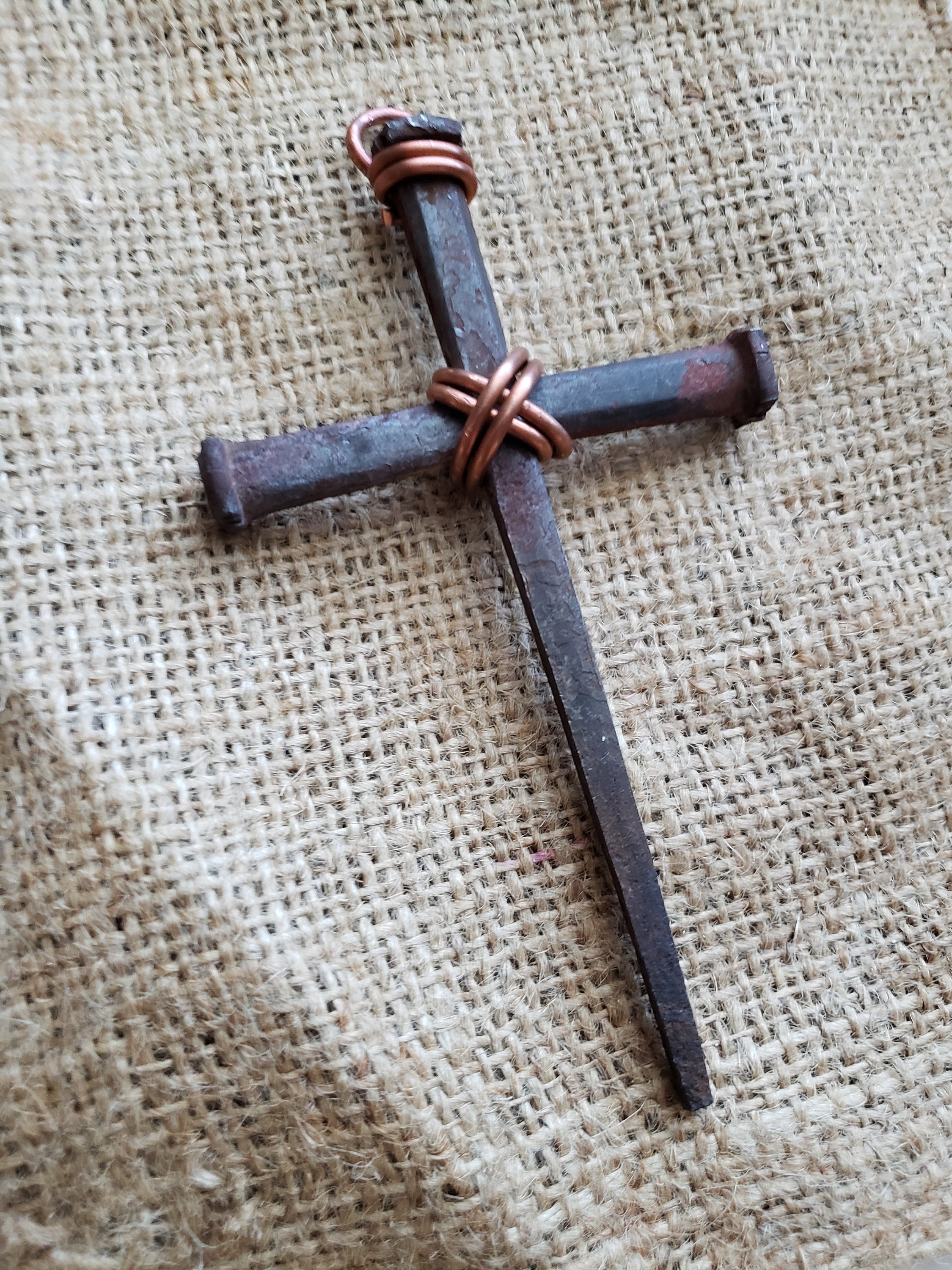 Reclaimed Nail Cross - Etsy
