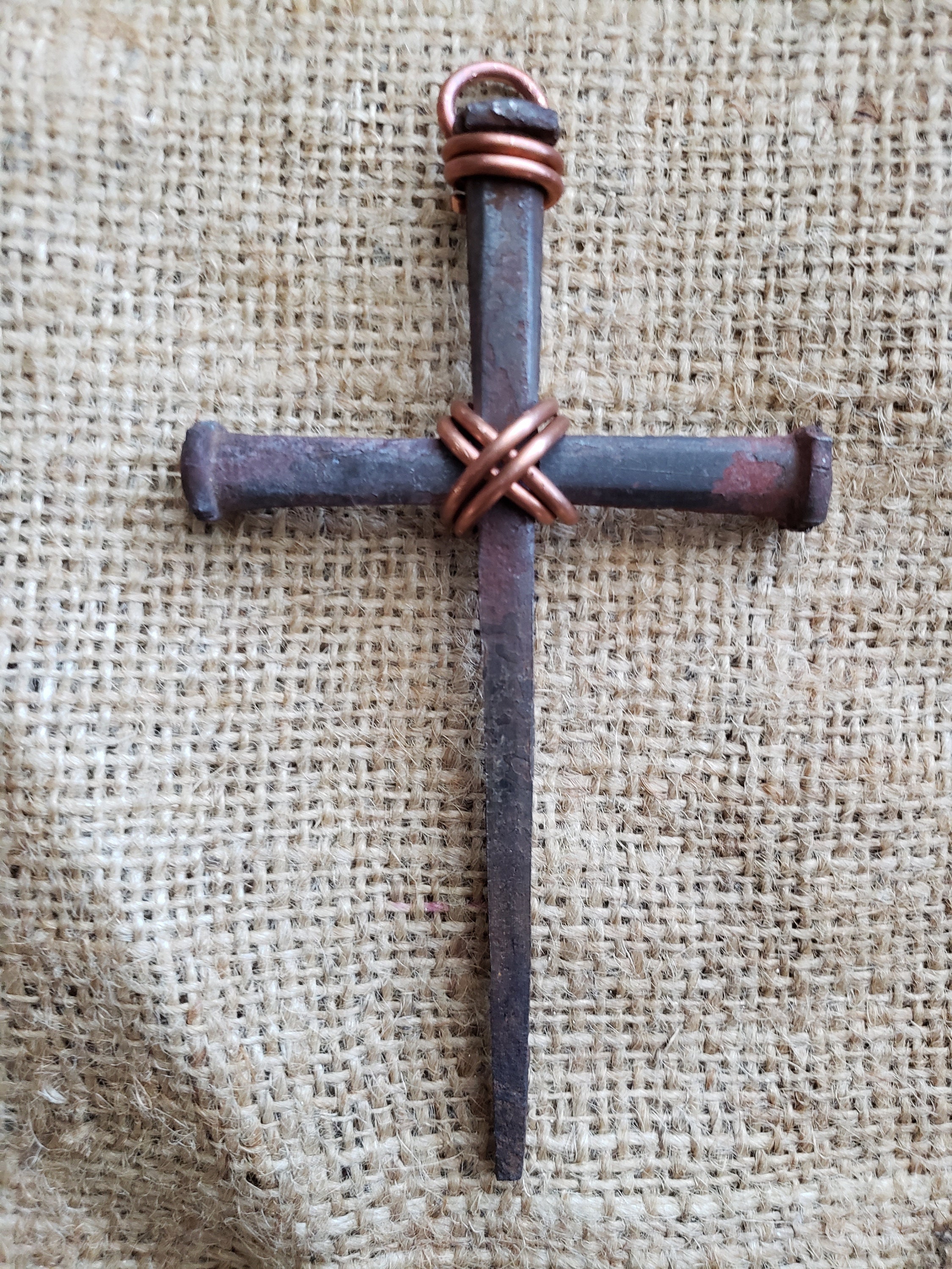 Reclaimed Nail Cross - Etsy