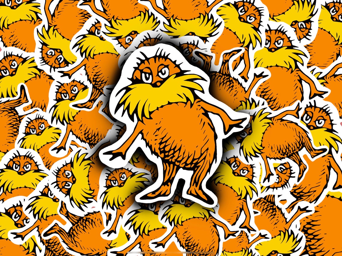 Dr. Seusss the Lorax Sticker - Etsy UK