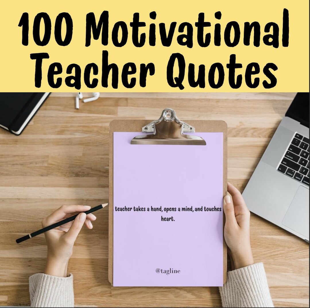 Teacher Quote Posters: 100 Editable Canva Templates (digital Download ...