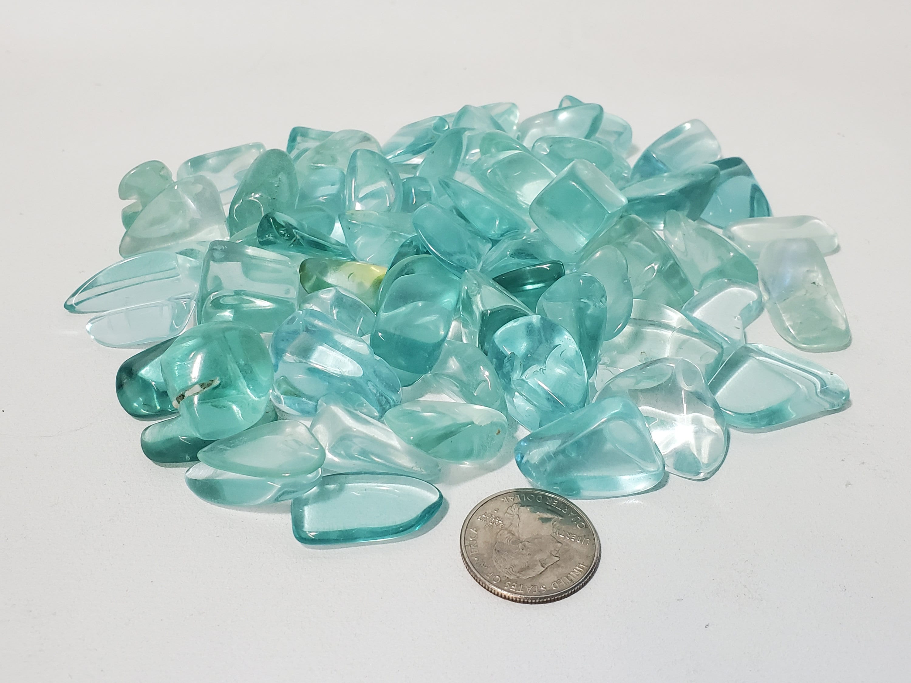 Blue Obsidian Manmade Aqua Blue Obsidian is the Stone of - Etsy