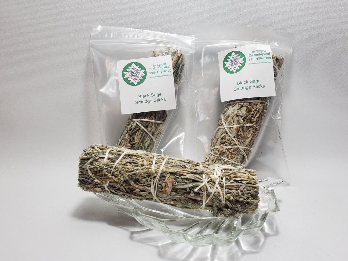 Black Sage Smudge Sticksthe Mugwort Stick is a Sacred Herb to | Etsy
