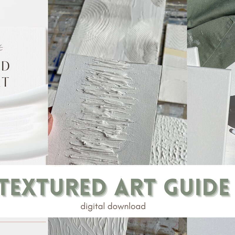 Textured Art - Etsy