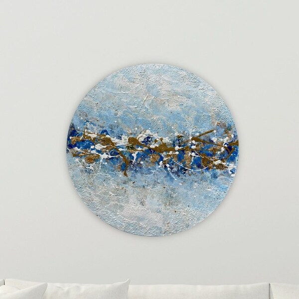 Round Art for Wall - Etsy