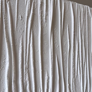 White Abstract Painting, White 3D Textured Painting, White Wall Art ...