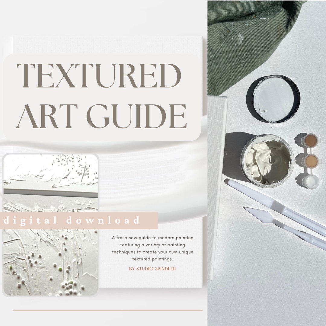 DIY Textured Art Guide, How to Make Textured Art, Plaster Art, DIY Art ...