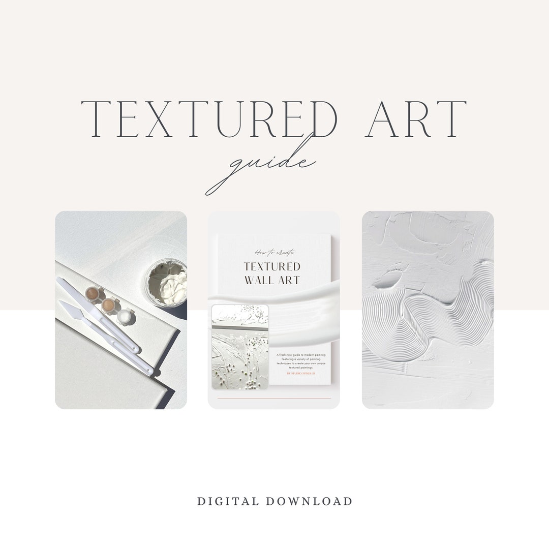 Textured Art Guide, How to Make Textured Art, Plaster Art, DIY Art ...