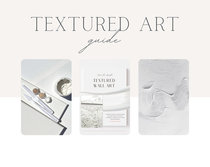 Textured Art Guide, How to Make Textured Art, Plaster Art, DIY Art ...