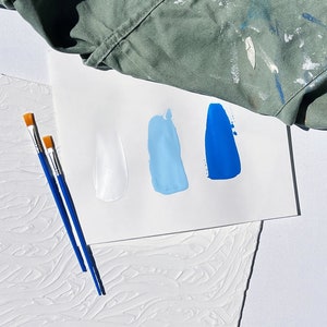 DIY Textured Art Kit, Canvas Painting Kit, Art Hobby Kit, Diy Art ...