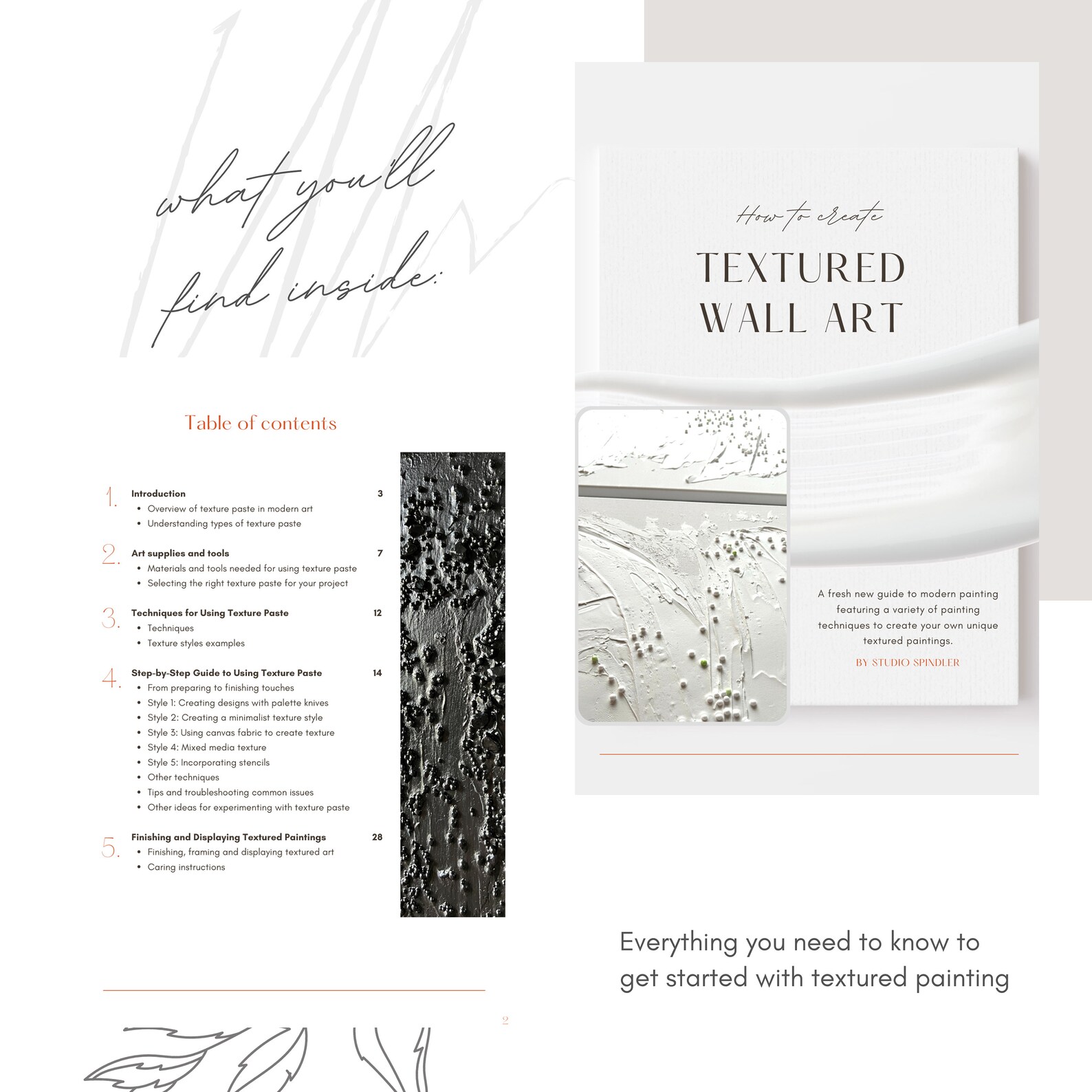 DIY Textured Art Guide, How to Make Textured Art, Plaster Art, DIY Art ...