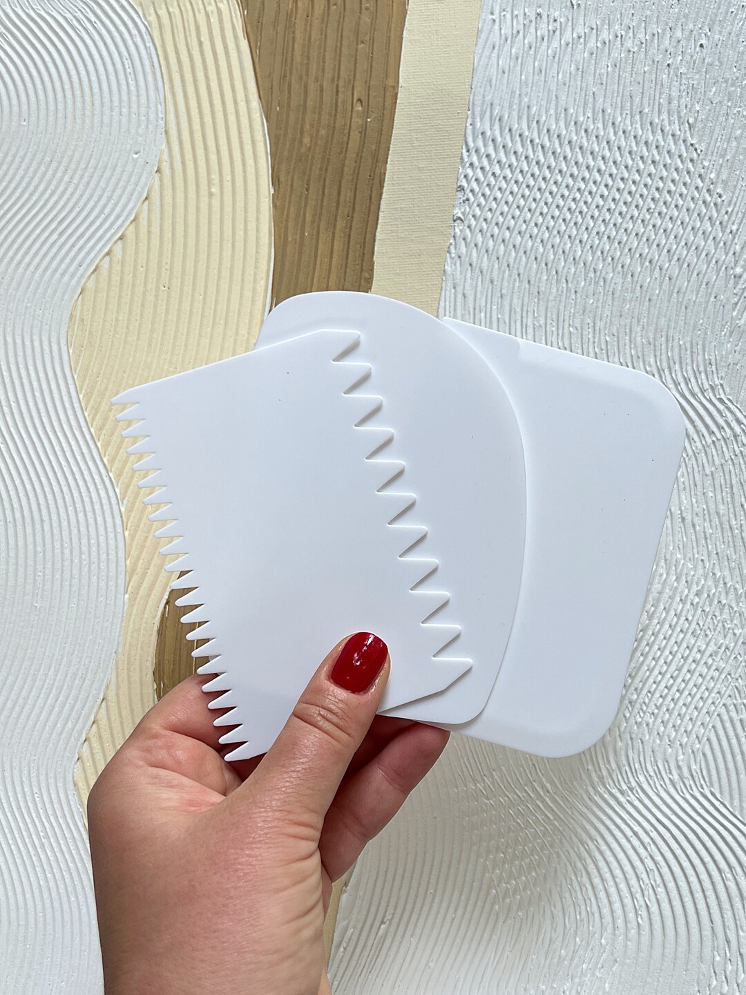 Textured Art Tool, Sculpting Plaster Tool, DIY Texture Tool, Large ...