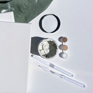 DIY Textured Art Kit, Canvas Painting Kit, Art Hobby Kit, Diy Art ...