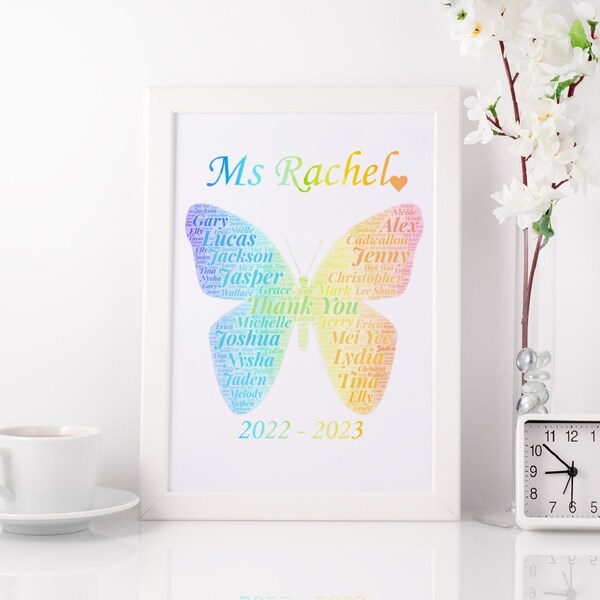 Butterfly Word Art - Etsy