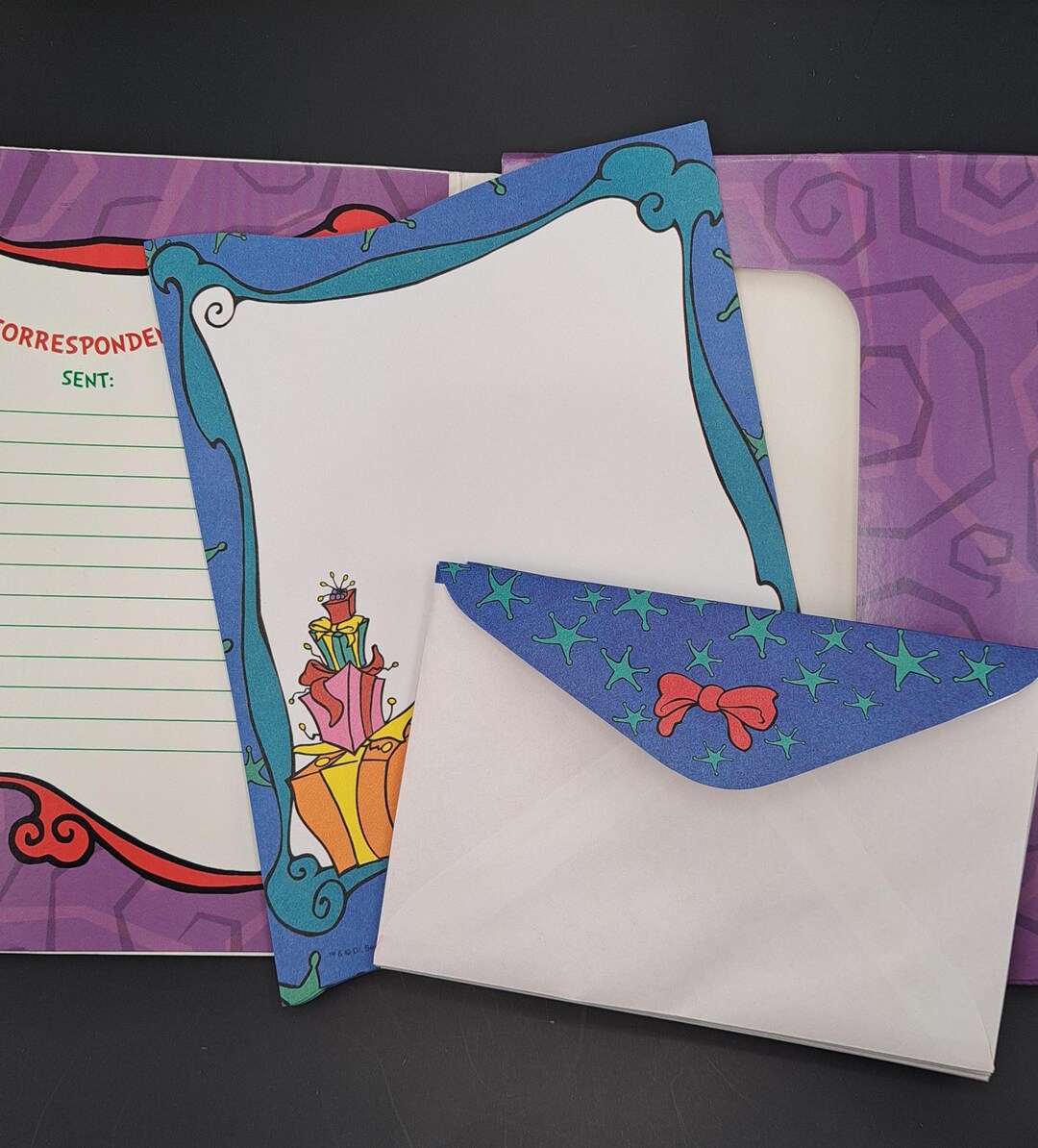 The Grinch Who Stole Christmas Stationary Folio. US Postal Service ...