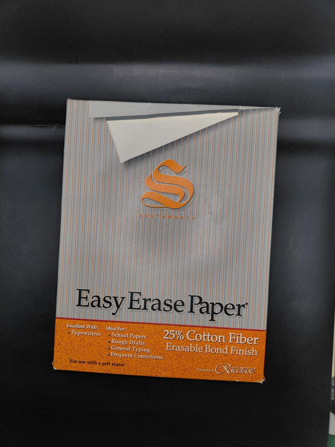 Partial Package of Southworth Erasable Typewriter Papers. 20lb, 25% ...
