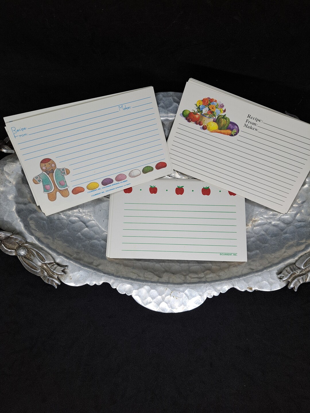 Twenty Five Vintage Current Mixed Themed Recipe Cards. Apples ...