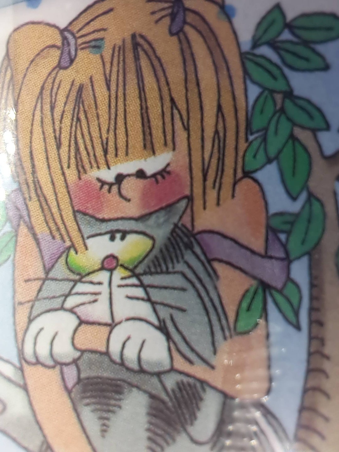 Whiting's Contemporary Letters Stationary Set. Sweet Girl in Tree ...