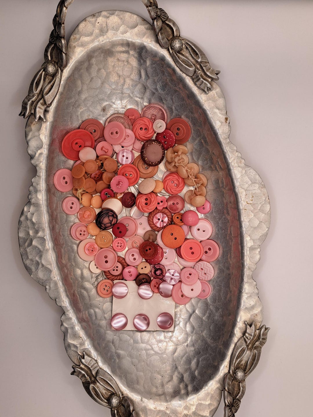 Over 100 Buttons Destash. Pink Assortment. Various Sizes, Ages, and ...