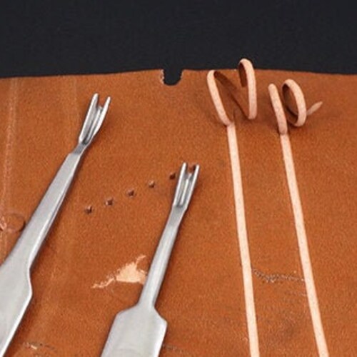 U and V Shape Groove Edge Bevelersimple Leather Craft for - Etsy