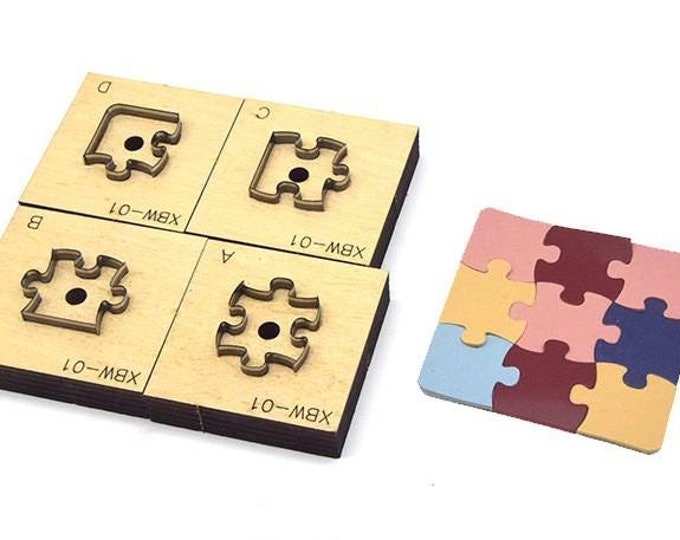 DIY Radian Puzzle Coaster Leather Cutting Die Cut Mold Custom,leather ...