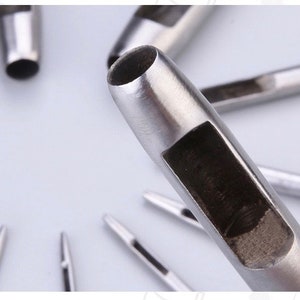 Leather Round Punch ,round Hole Punch, Hole Tool (1 Mm-25 Mm) - Etsy
