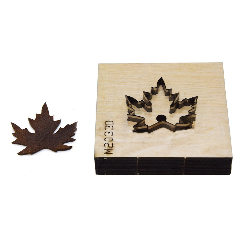 Maple Leaf Leather Cutting Diecustom Leather Punch Die Cut - Etsy