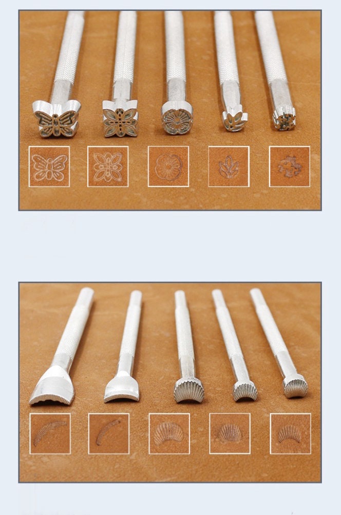 Leather Carving Tool 20 PCS Set Leather Craving Craft Stamp - Etsy Canada