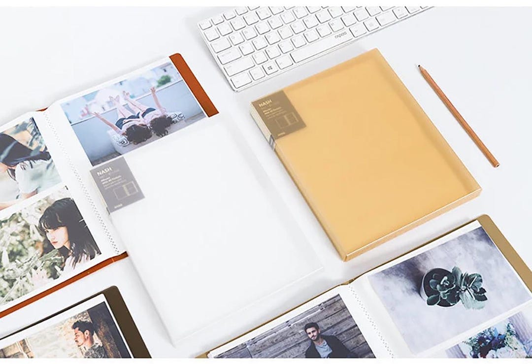 Translucent Cover Flip Film Photo Album,80/160 Photos Collection Album ...