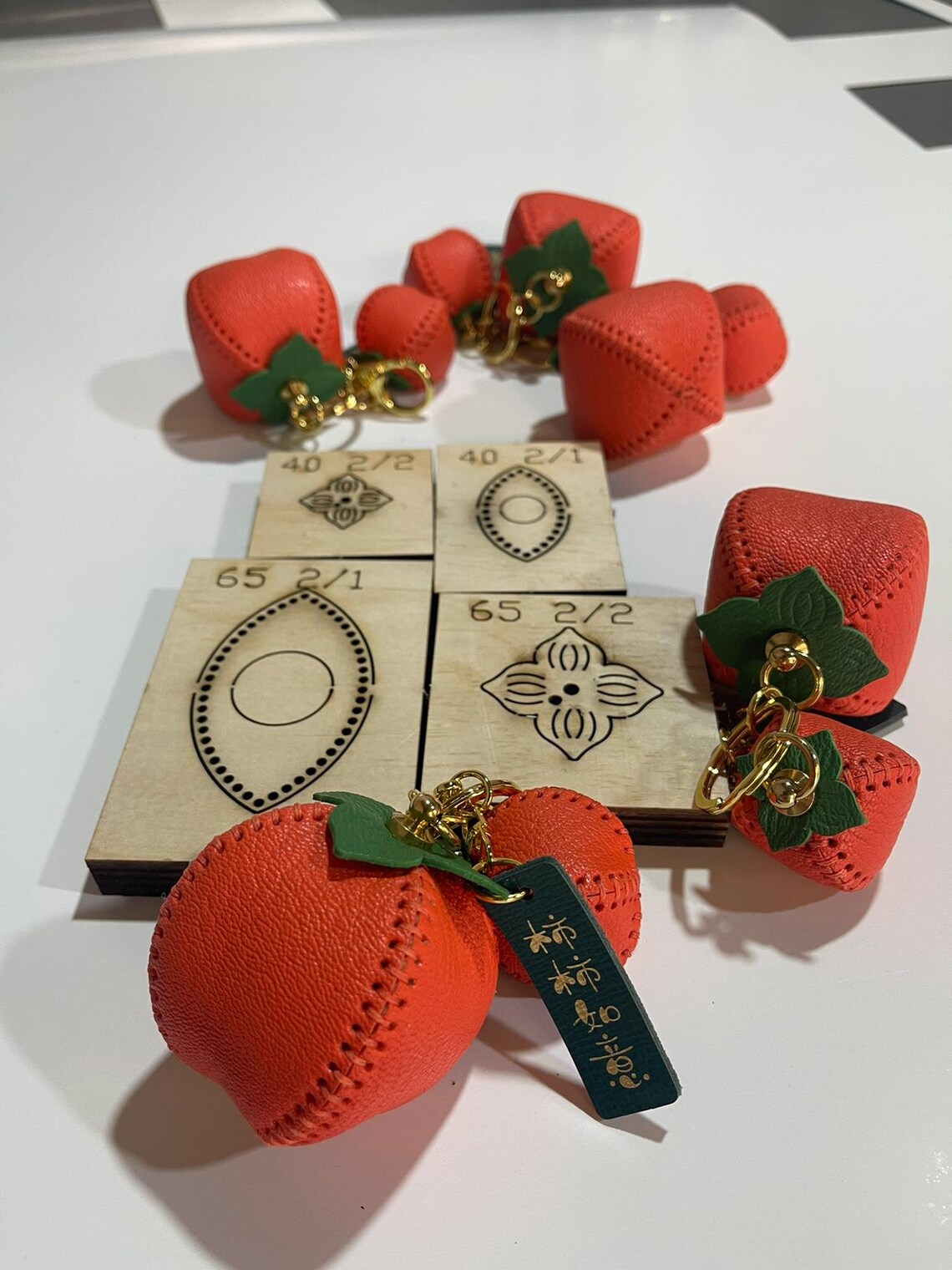 Persimmon Pendant Leather Die Cut Leather Punch Die Cut Mold, Custom ...