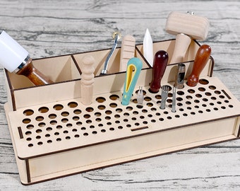 Leather Tool Rack - Etsy