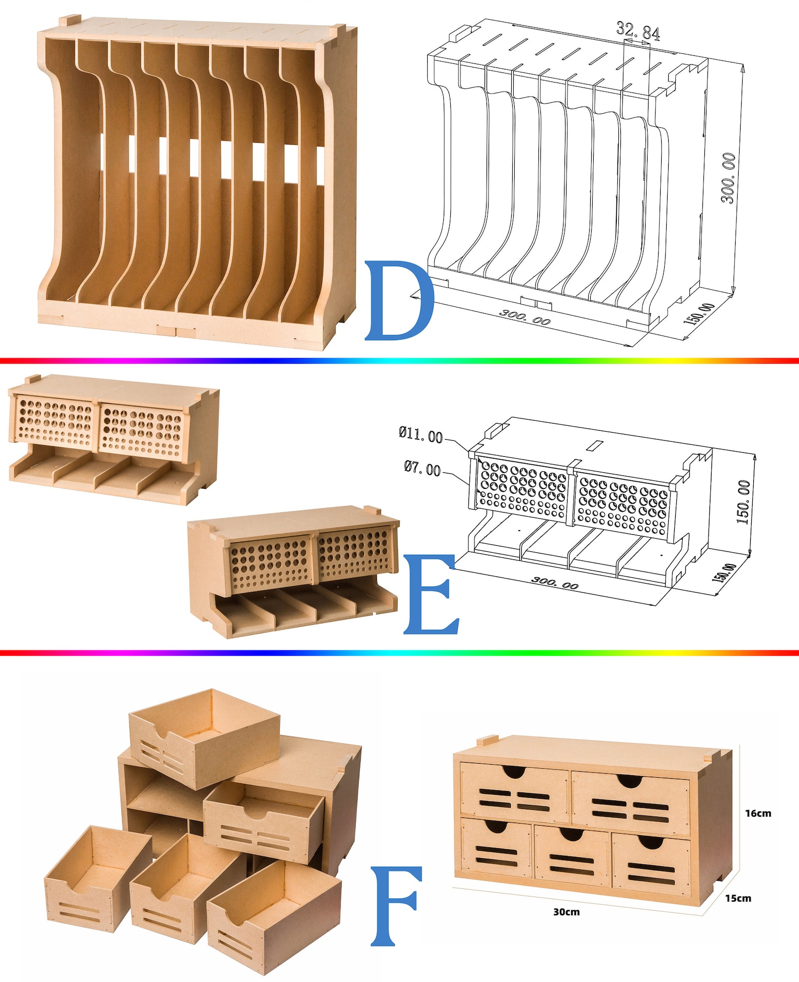 Wooden Tool Shelf,leathercrafts Tools Holder,tools Organizer,tools ...