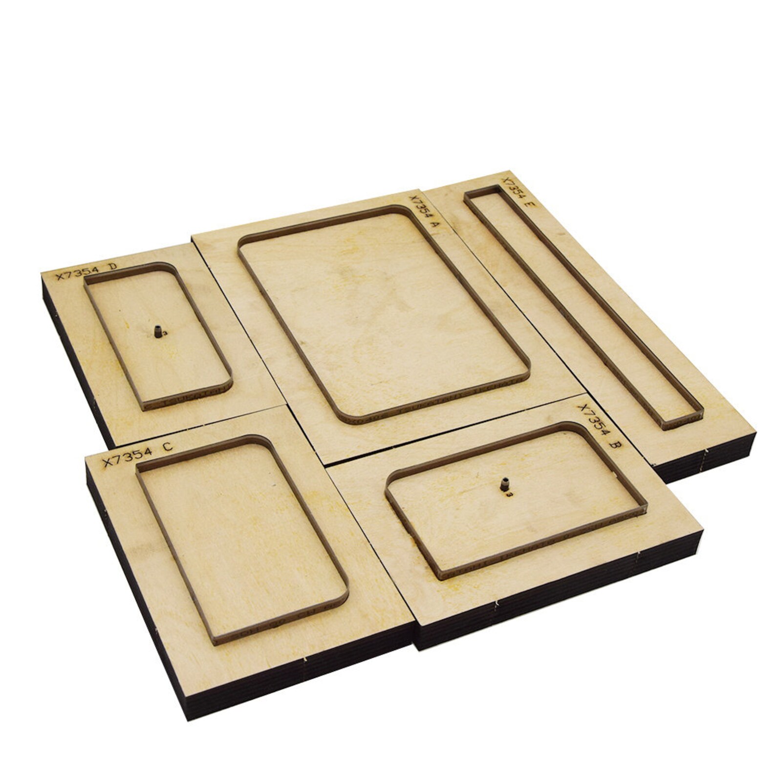 Clamshell Card Holder Custom Leather Punch Die Setcard Bag - Etsy