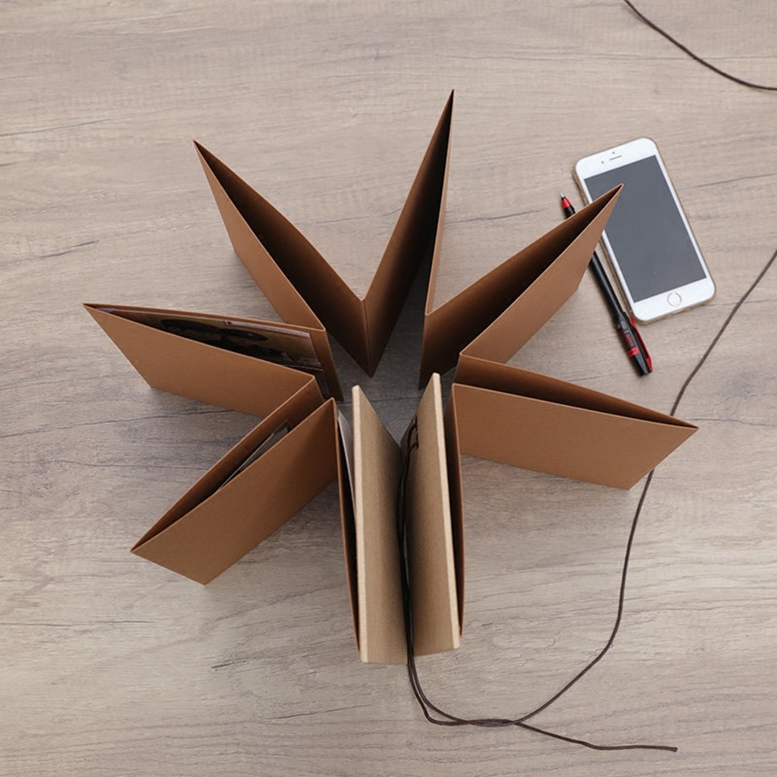 Customs Handmade Accordion Shape Cover Photo Albuma5 - Etsy