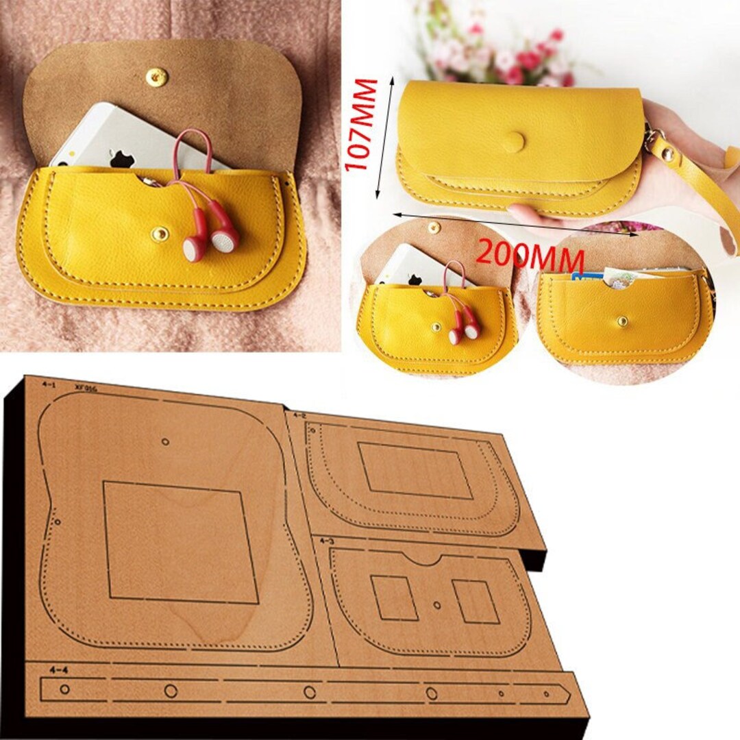 Handmade Long- Wallet / Phone Leather Cutting Die Cut Mold Set,wallet ...