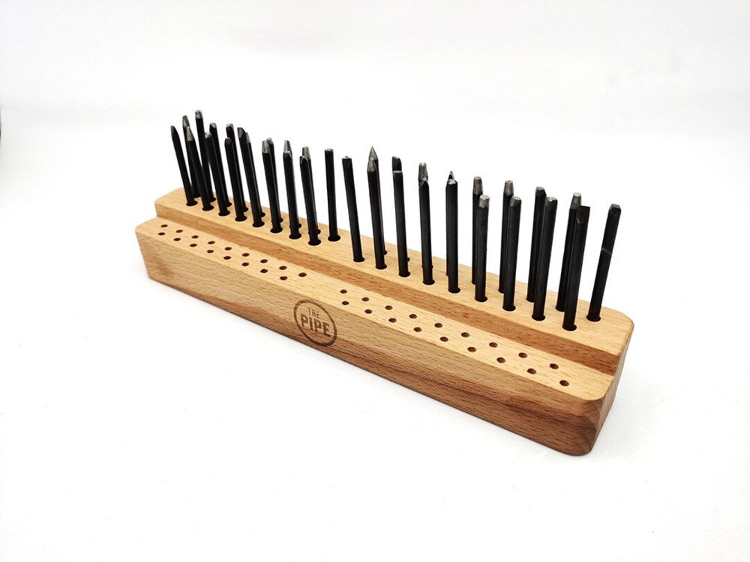 Tools Organizer,tools Display Holder,leathercrafts Beech Tools Holder ...
