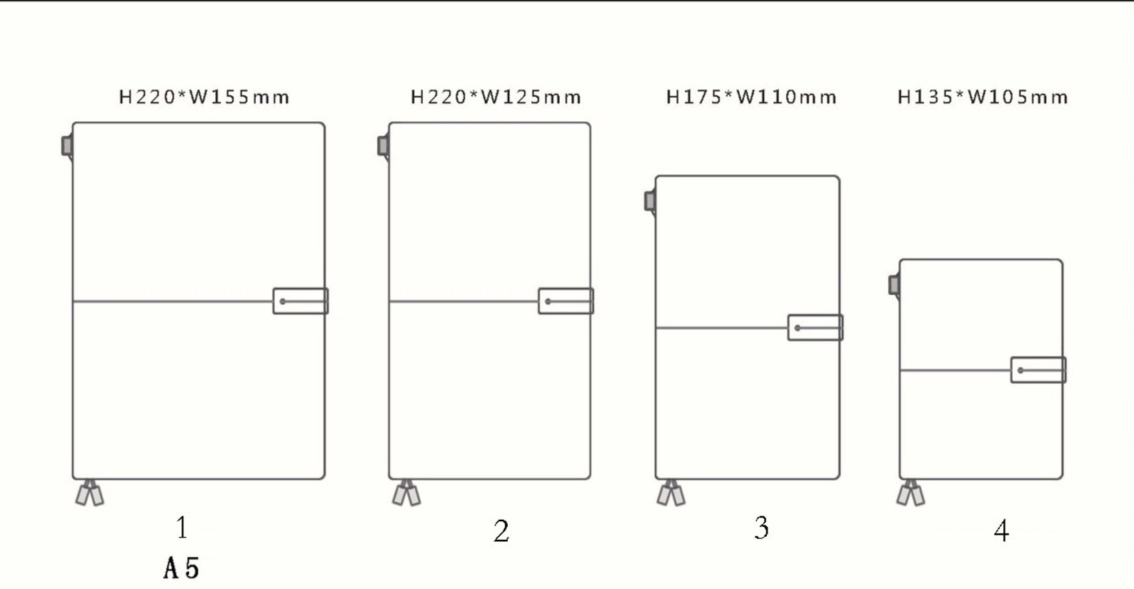 Multi-size Leather Notebook Cover Cutting Die Cut Mold,custom Size DIY ...