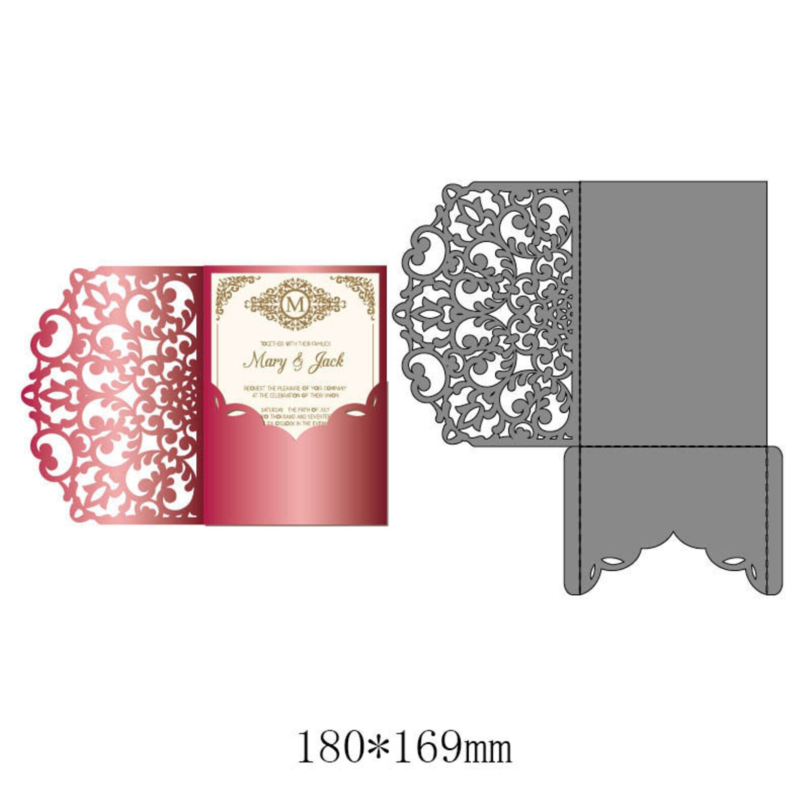 Metal Cutting Diewedding Invitations Card Making Craft Metal - Etsy