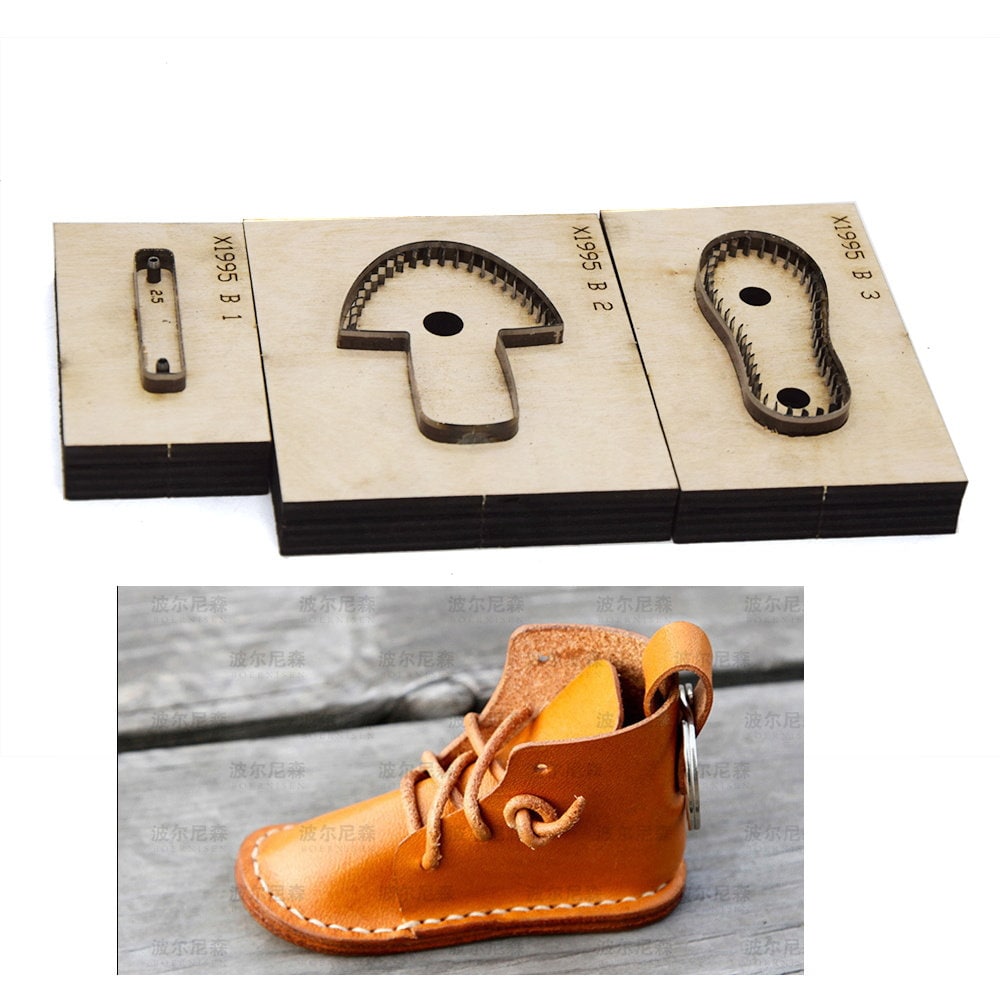 Custom Shoe Leather Punch Die Setdiy Boots Shape Leather | Etsy
