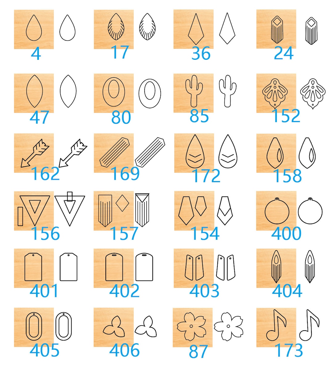 Ship Today! Cutting Die, Customized Dir Cutter,earring Shape Custom ...