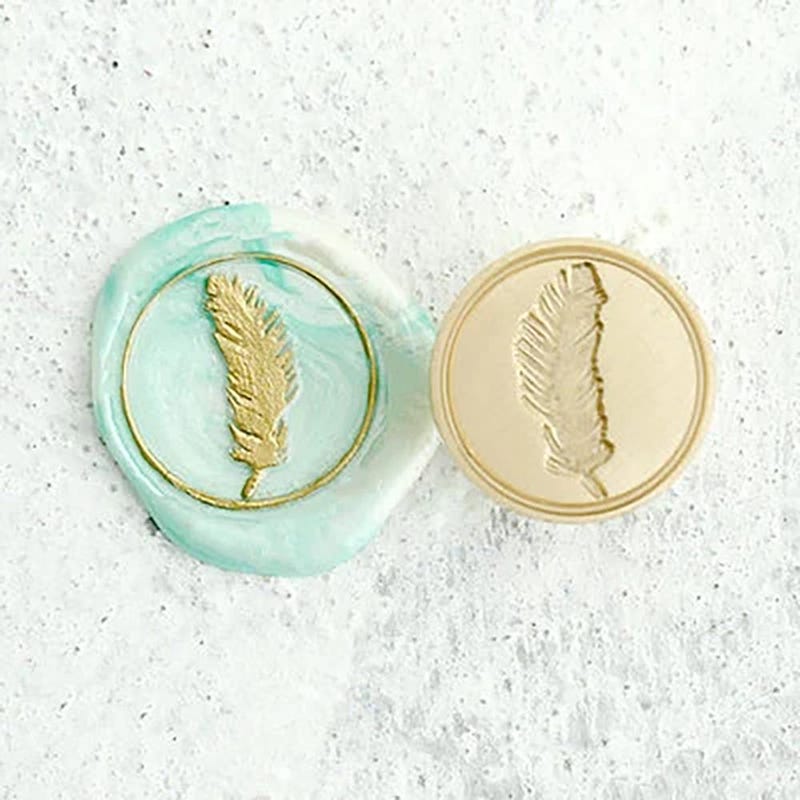 Feather Stamp - Etsy