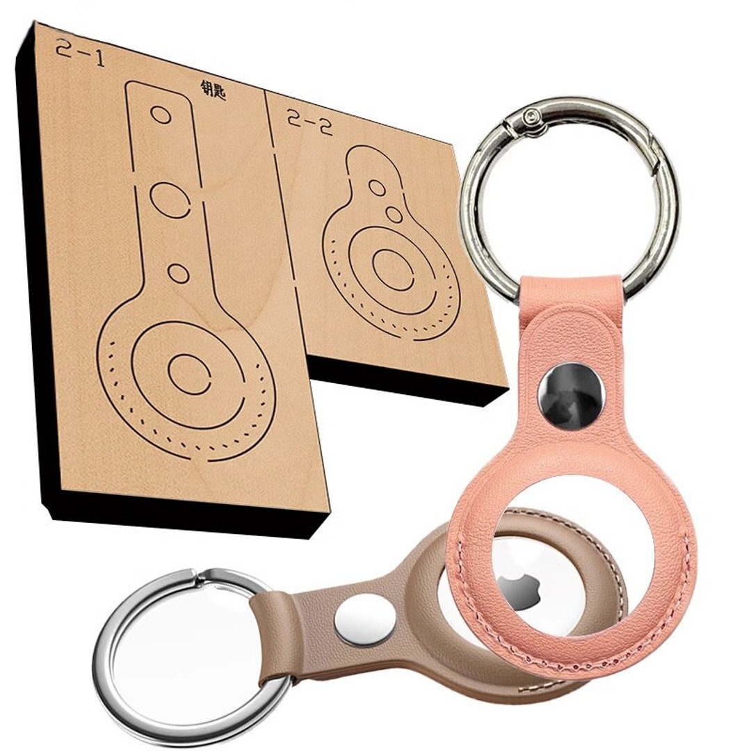 Airtags Cutting Die Cut Mold,air Tags Key Pendant Leather Cutting Die ...