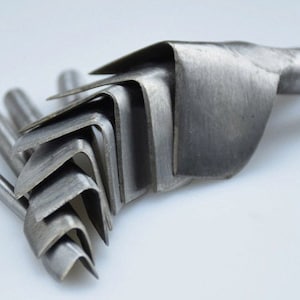 Multiple Sizes DIY Leather Cutter,v Shape Corner Punch Leather Tool ...