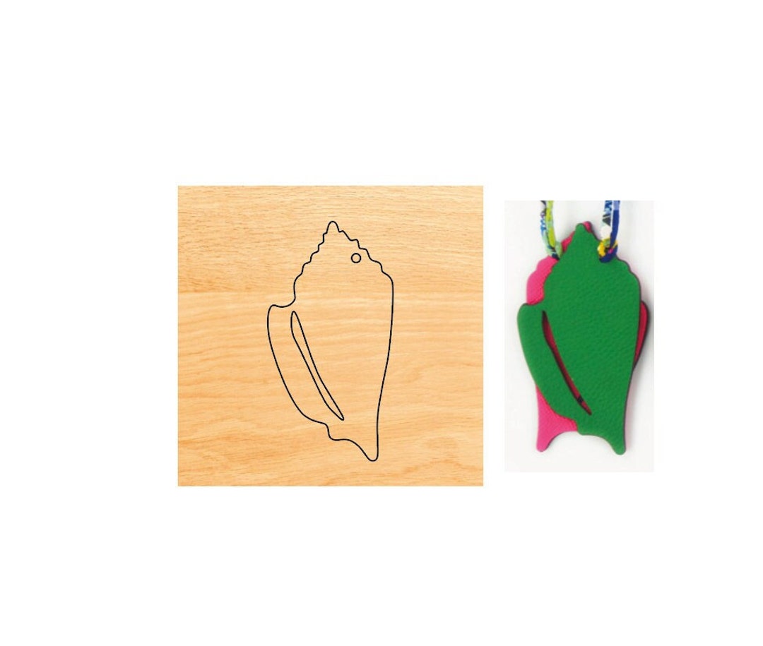 Conch Leather Cutting Die, Shell Keychain Leather Punch Die Cut Mold ...